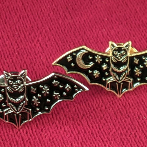 Rainbow Pair of Angels Enamel Pins | Etsy