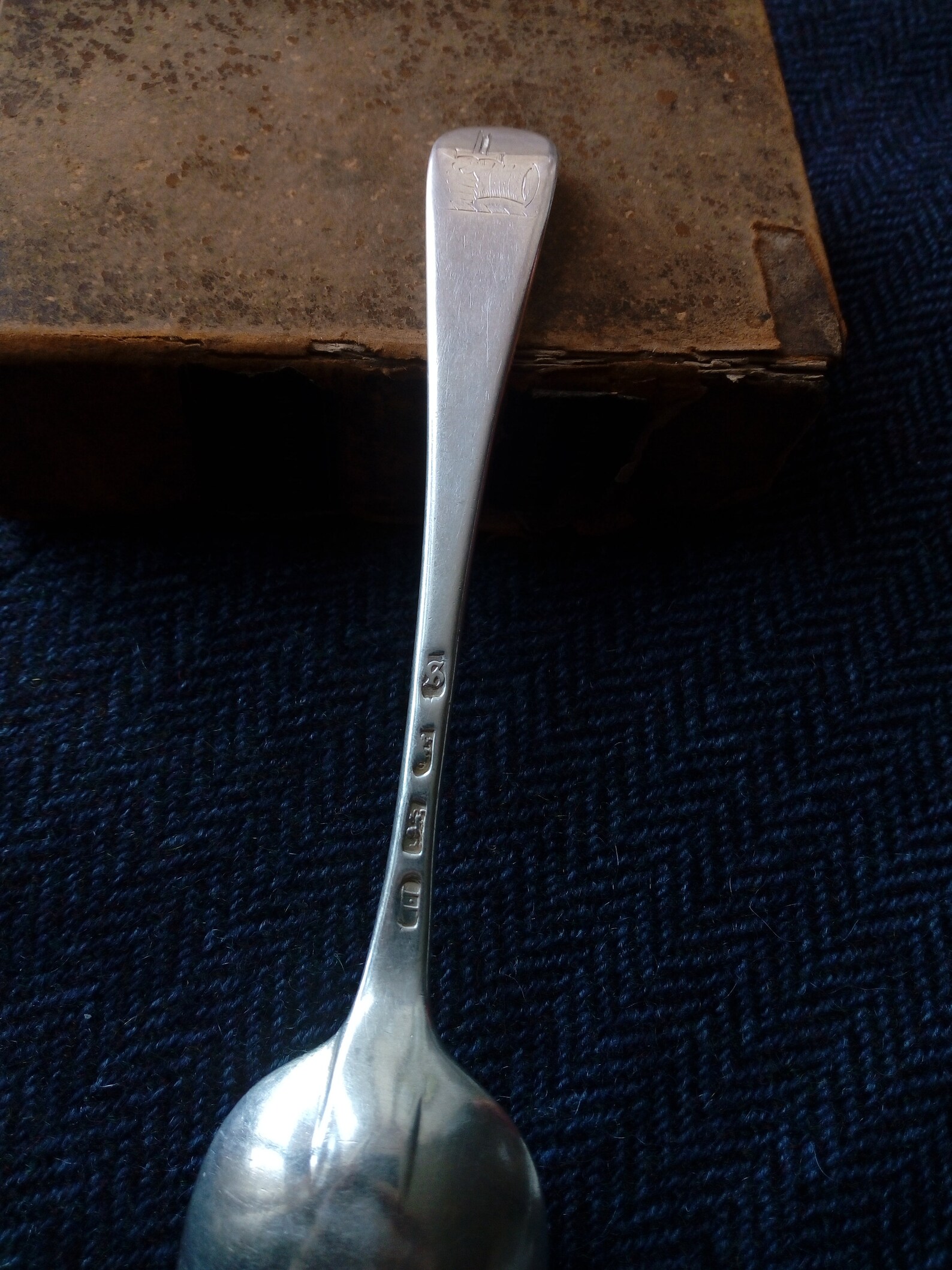 1773 Very Large Solid Silver Table Spoon 68g. - Etsy