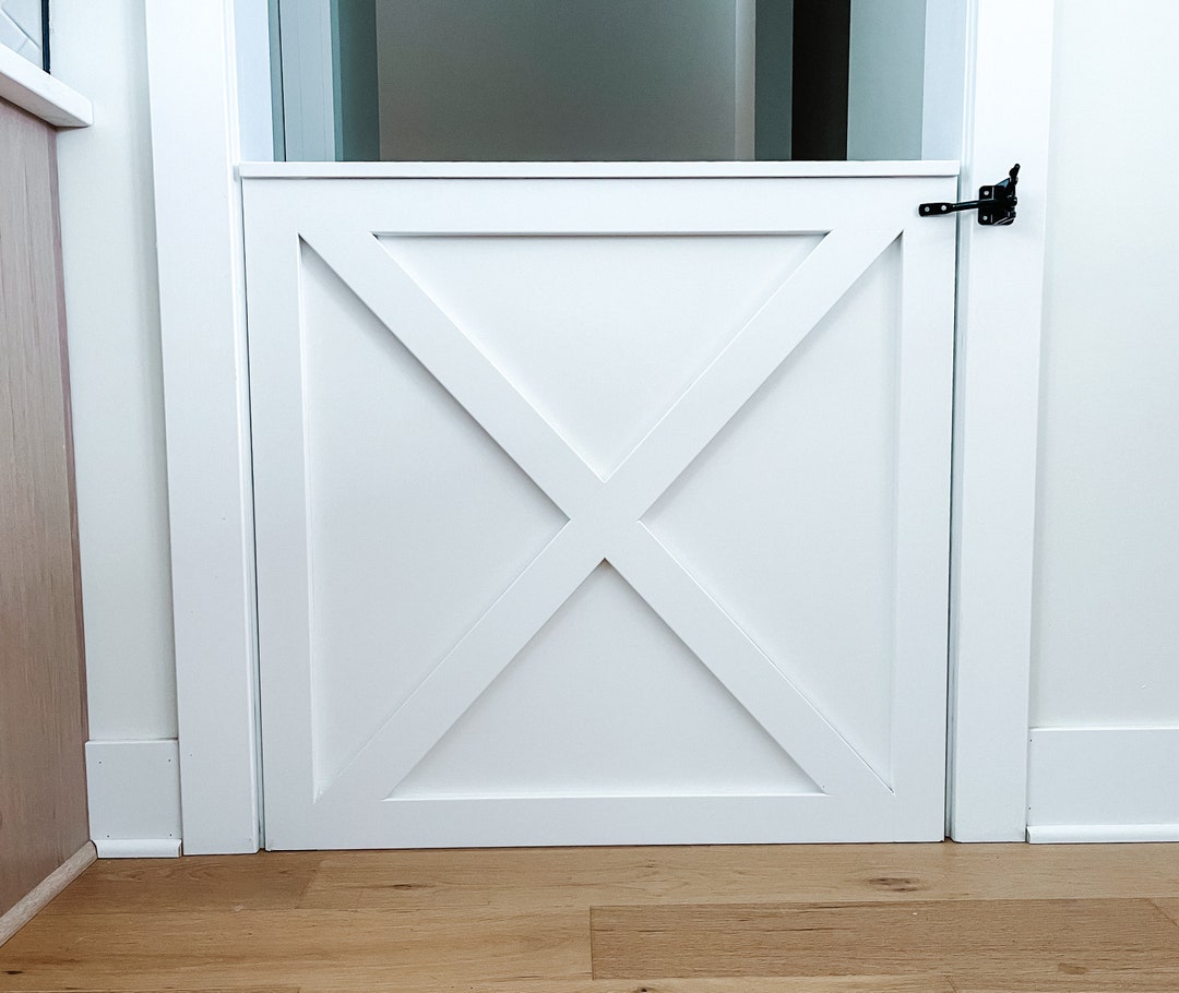 Custom Wooden Gate | Baby Gate | Pet Gate | Stairway Gate| White Wooden ...