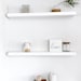 White Floating Shelves White Shelf floating Shelves Kitchen Floating ...