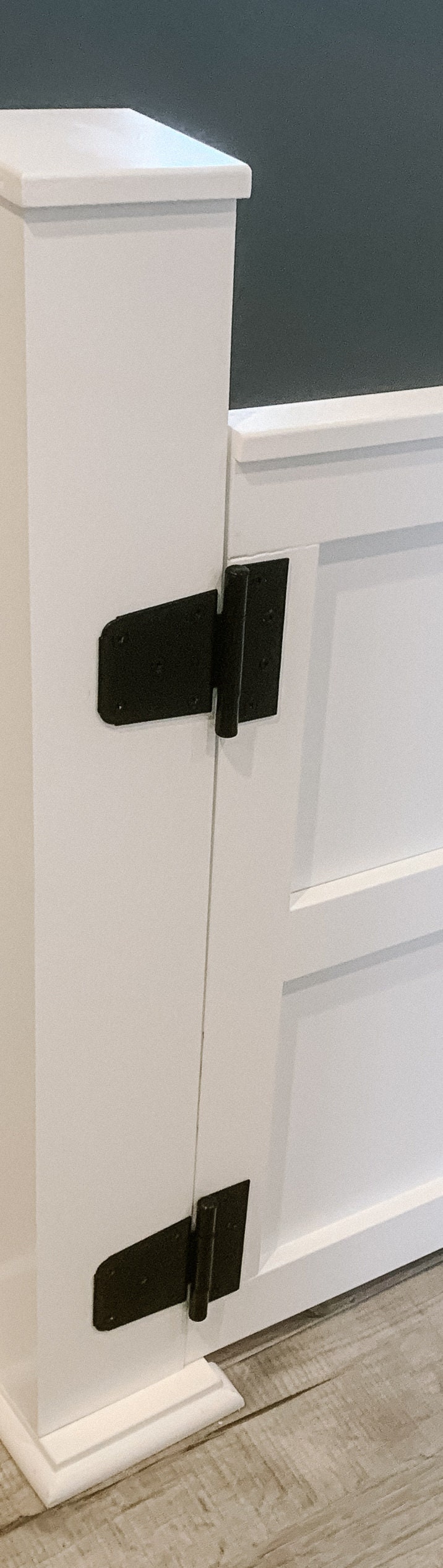 Custom Spindle Wooden Gate Baby Gate Stairway Gate White - Etsy