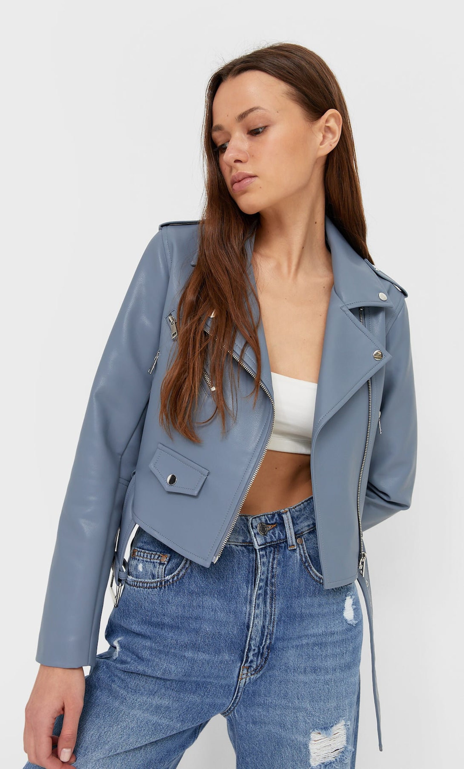 White Leather Bride Jacket Bride Custom Leather Jacket White | Etsy