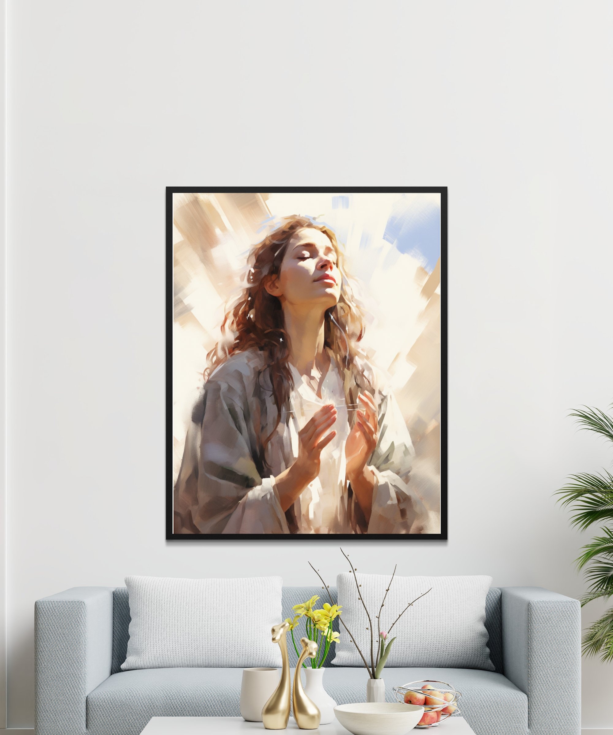 Divine Harmony: Biblical Cross References, Jesus Christ LDS Art Print ...