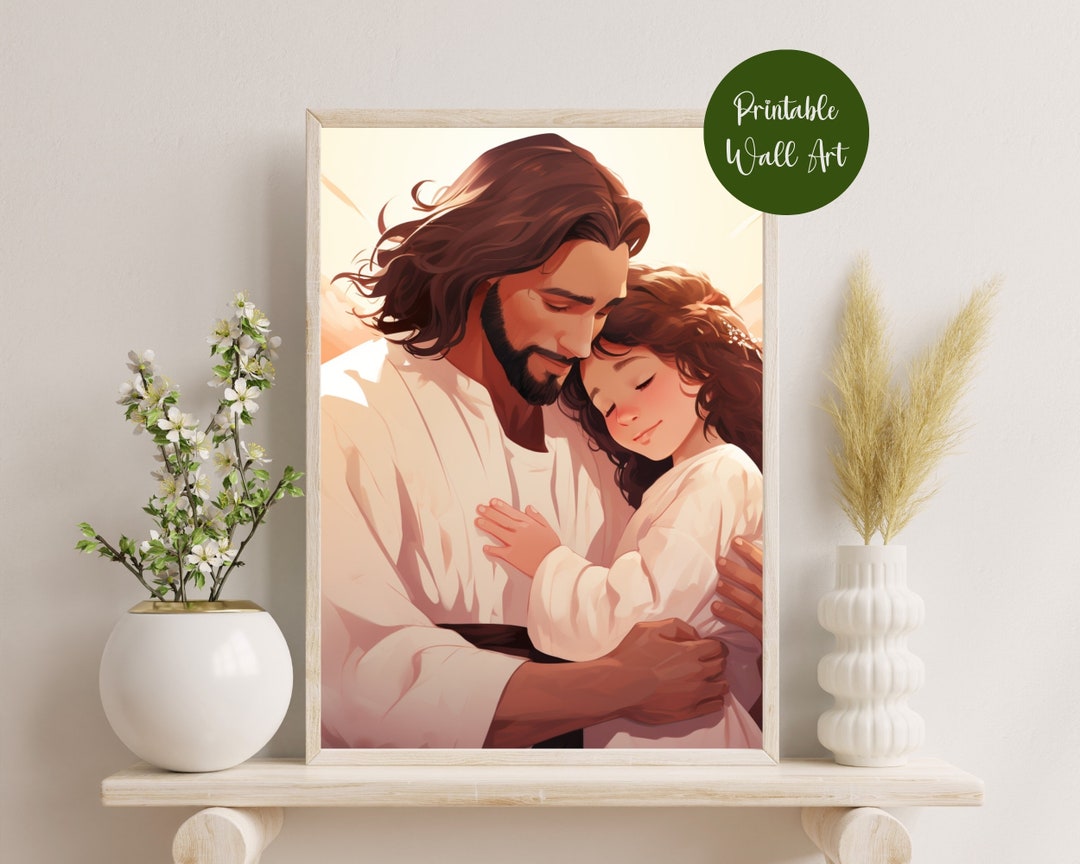 Jesus Listening | Divine Connection: Wall Art | LDS Art | Christian ...