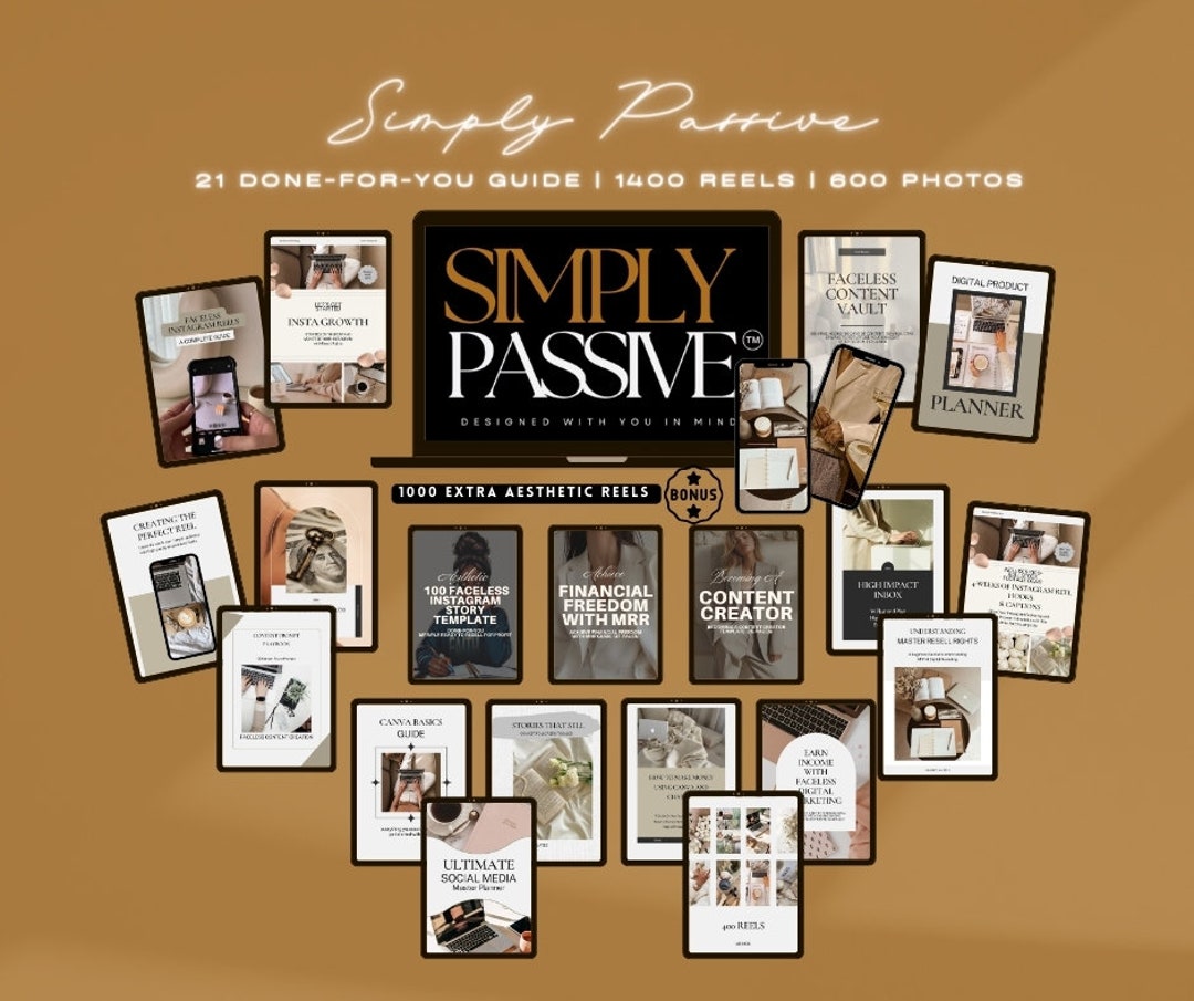 Simply Passive: Beginner's Digital Marketing Course Includes MRR & PLR ...