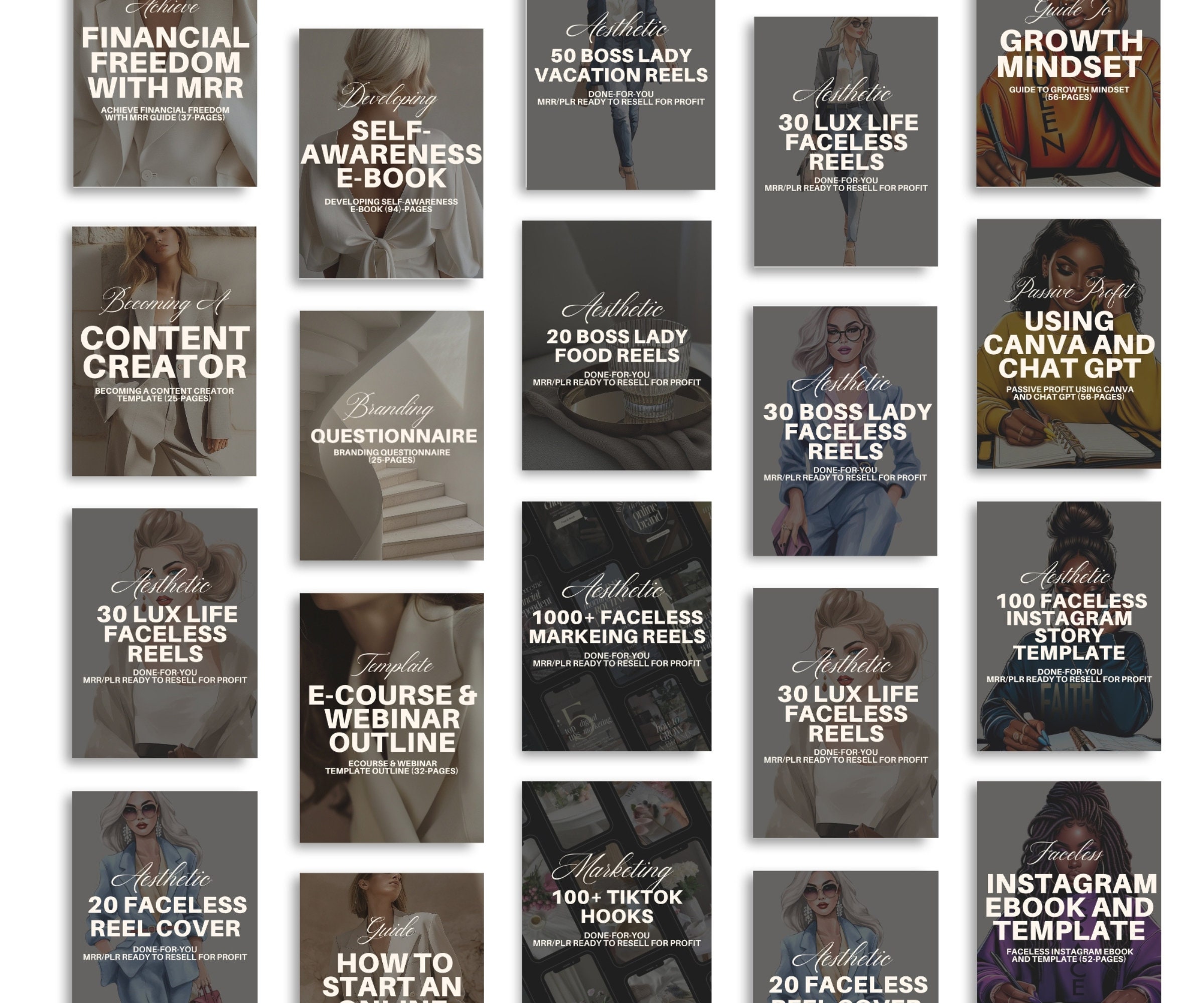 Faceless Digital Marketing Bundle With Master Resell Rights, Done for ...