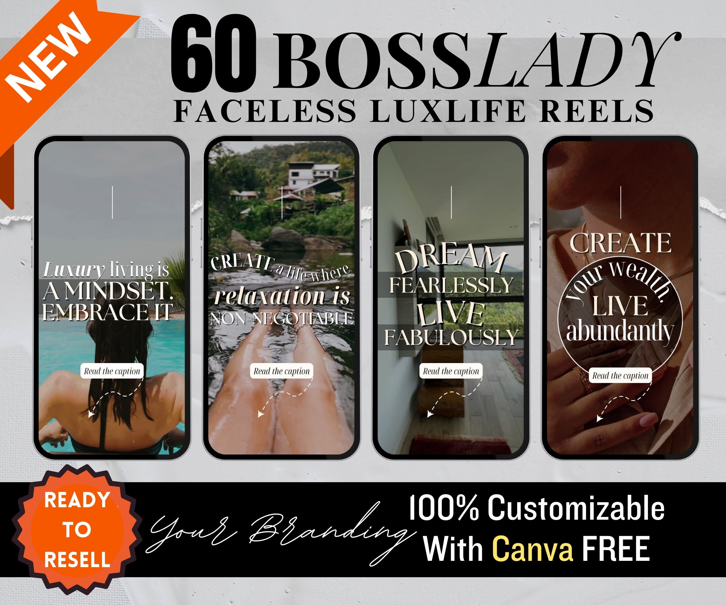 300 Premium Faceless Videos With MRR. Instagram Reels Bundle, Faceless ...