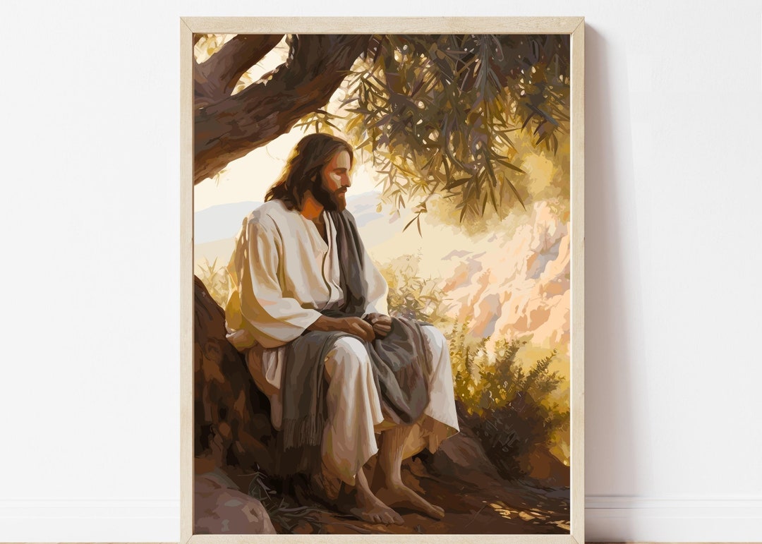 Jesus Listening - Divine Connection: Wall Art | LDS Art | Christian ...