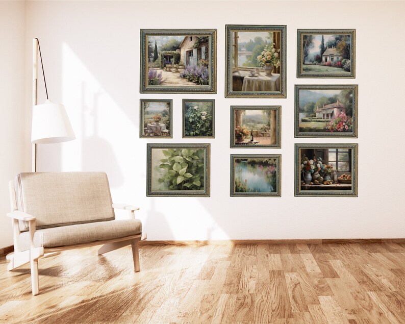 French Country Gallery Wall Art Set: 29 Digital Art - Etsy
