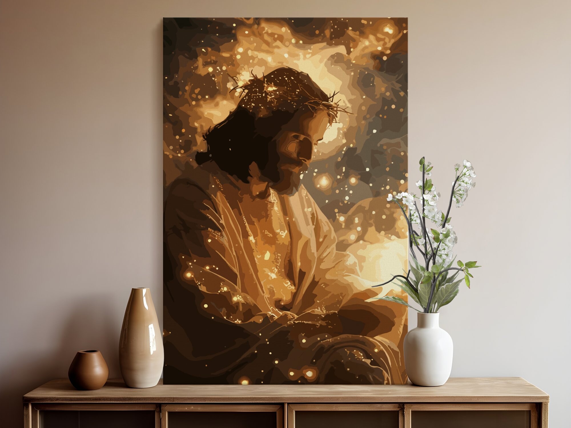 Divine Whisper: A Digital Portrait of Christ Inspirational LDS Art for ...