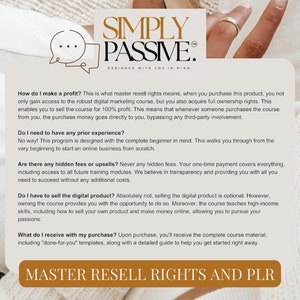 Simply Passive Digital Marketing Course: MRR & PLR, Ideal for Beginners ...