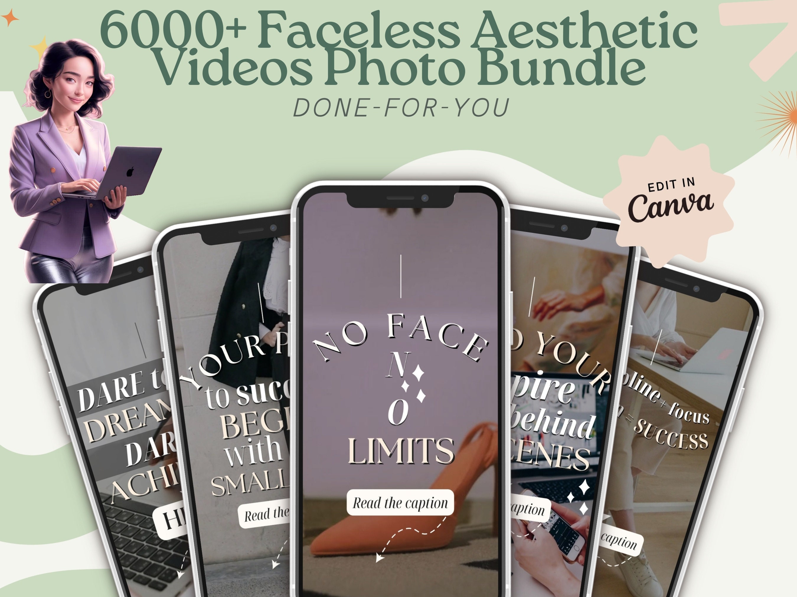 6000+ Faceless Aesthetic Videos for Instagram Reels, Minimalist ...