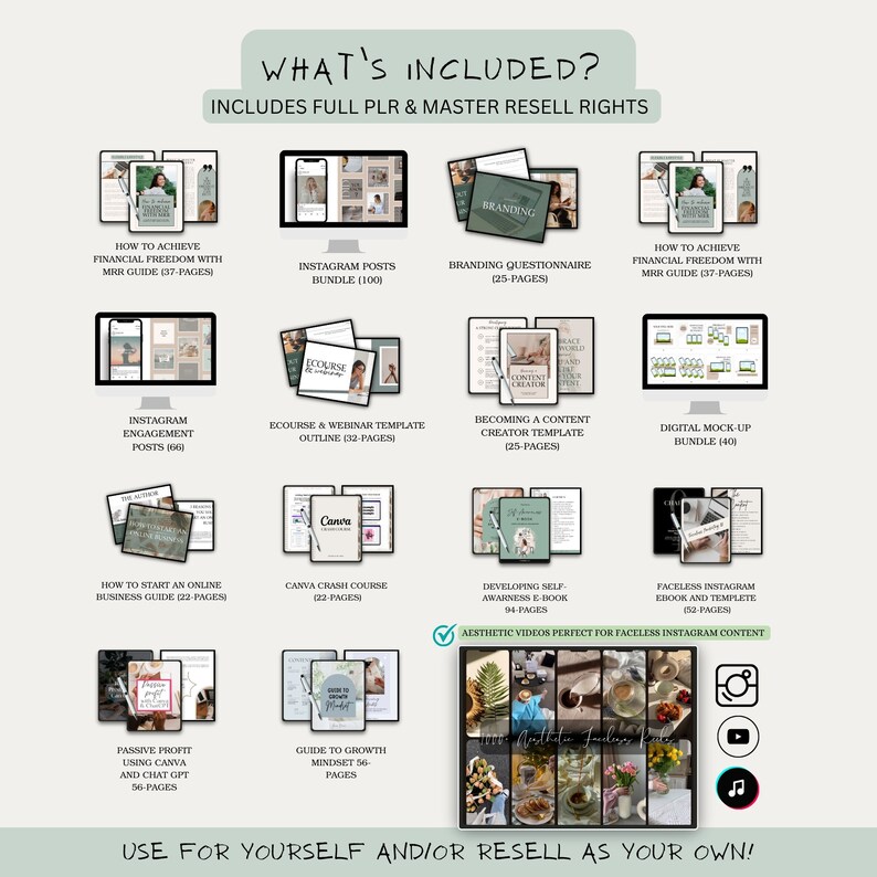 10M Ultimate Resell Digital Products Bundle for Passive Income PLR ...