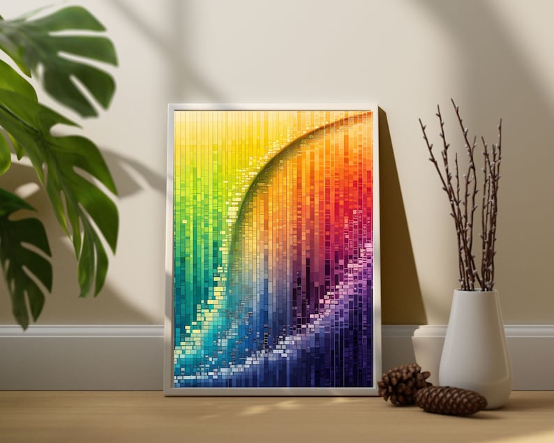 Intricate Bible Cross References Art Print Set - 5 Pieces Featuring ...