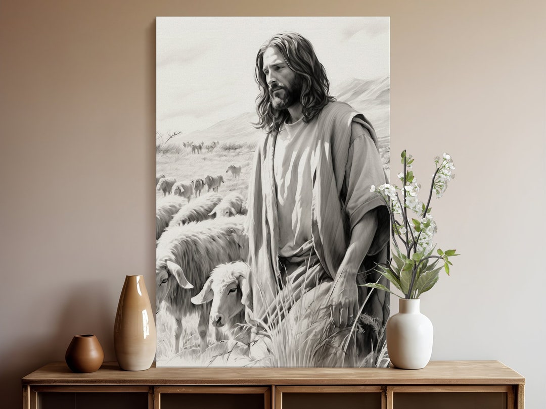 Divine Harmony: Biblical Cross References, Jesus Christ LDS Art Print ...