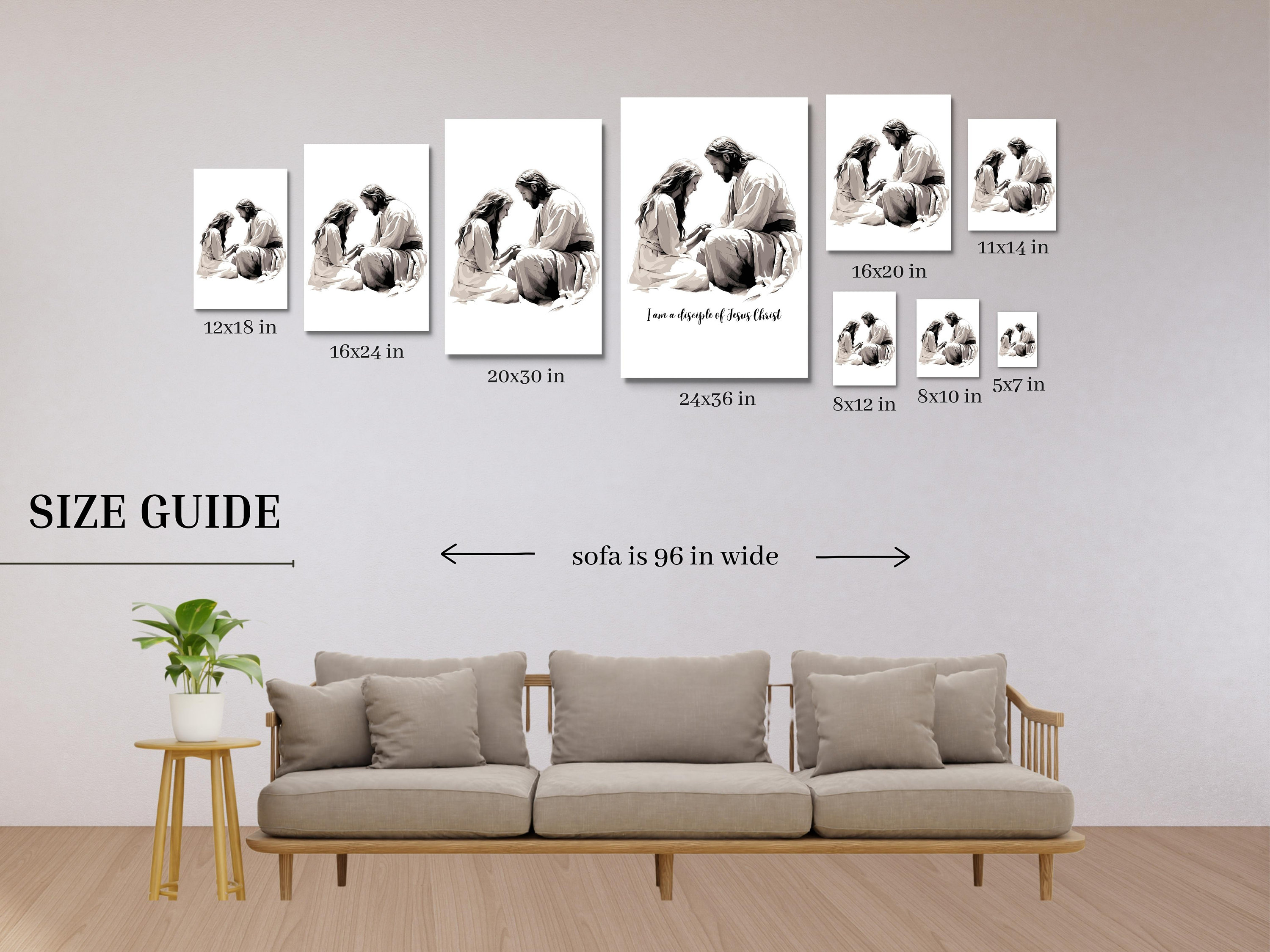 Divine Harmony: Biblical Cross References, Jesus Christ LDS Art Print ...