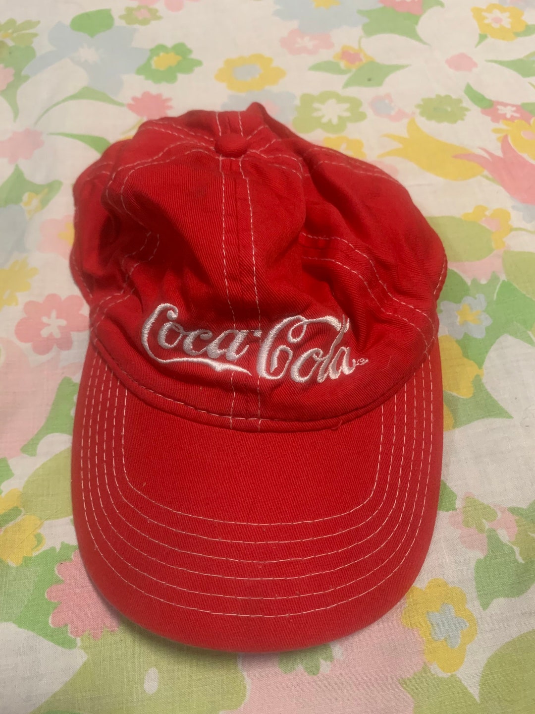 Coca-cola Red Hat - Etsy