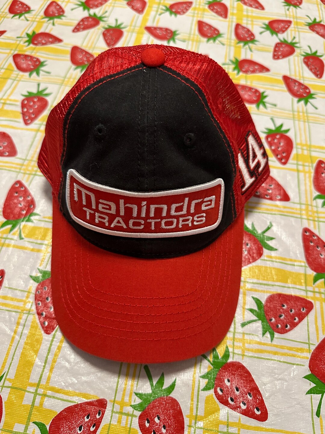 Stewart Haas Racing Mahindra Tractors #14 Hat - Etsy