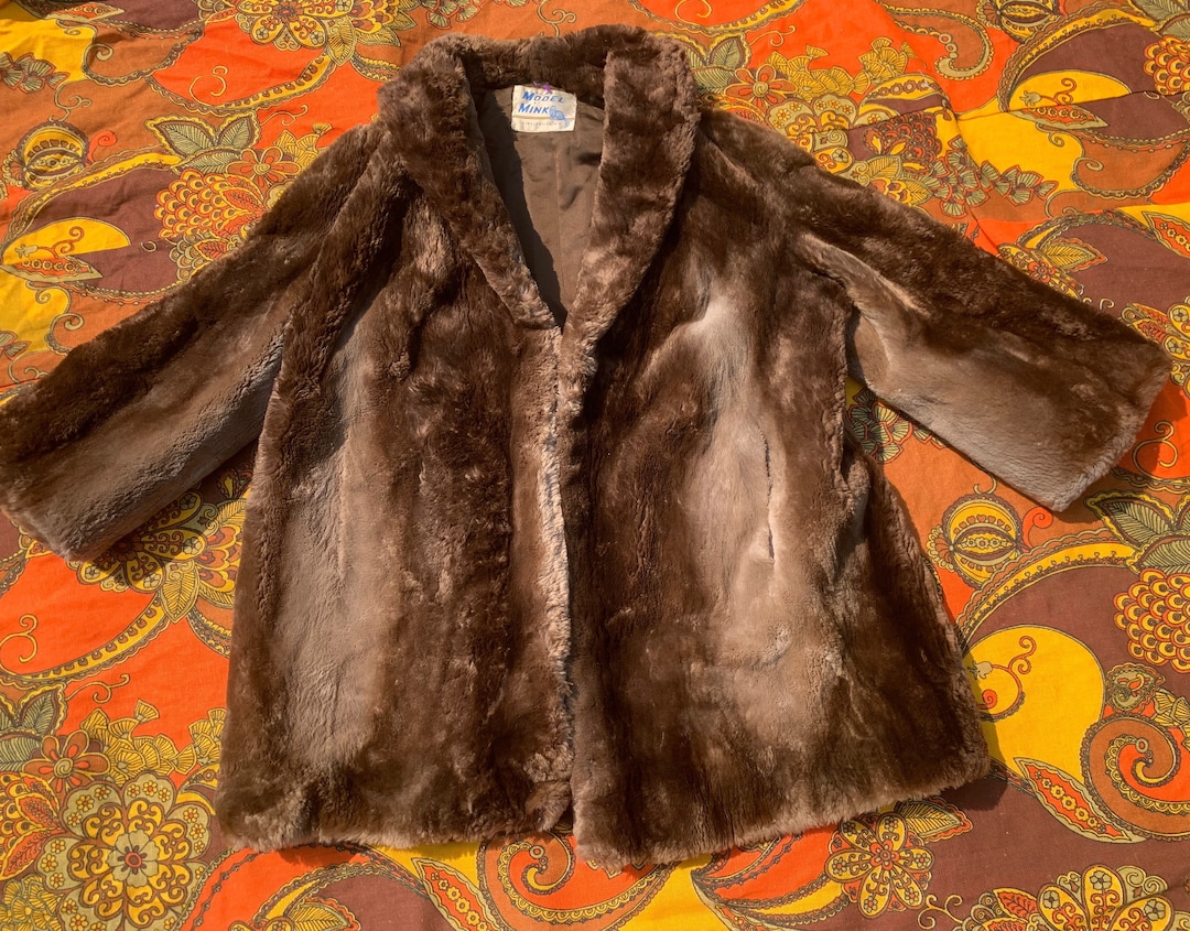 Model Mink Vintage Fur Coat - Etsy