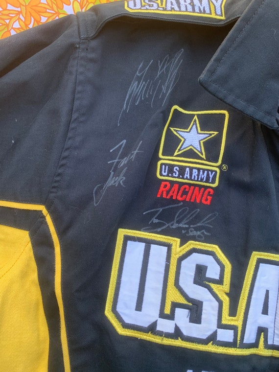 US Army Don Schumacher Signed Nascar Jacket - Gem