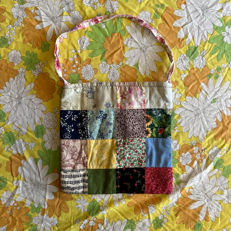 Patchwork Handbag - Etsy