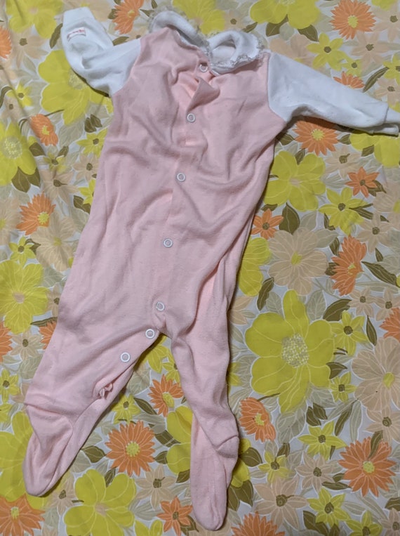 Pink Baby Girl Sleeper Outfit - Gem