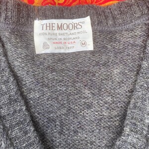 The Moors Shetland Wool Sweater Vest-grey or Tan - Etsy