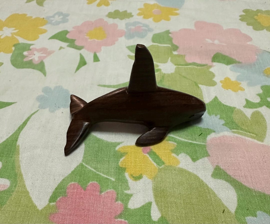 Ironwood Carved Orca Decor - Etsy