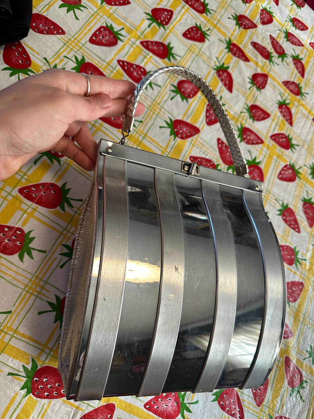 Silver Metal Funky Purse - Etsy