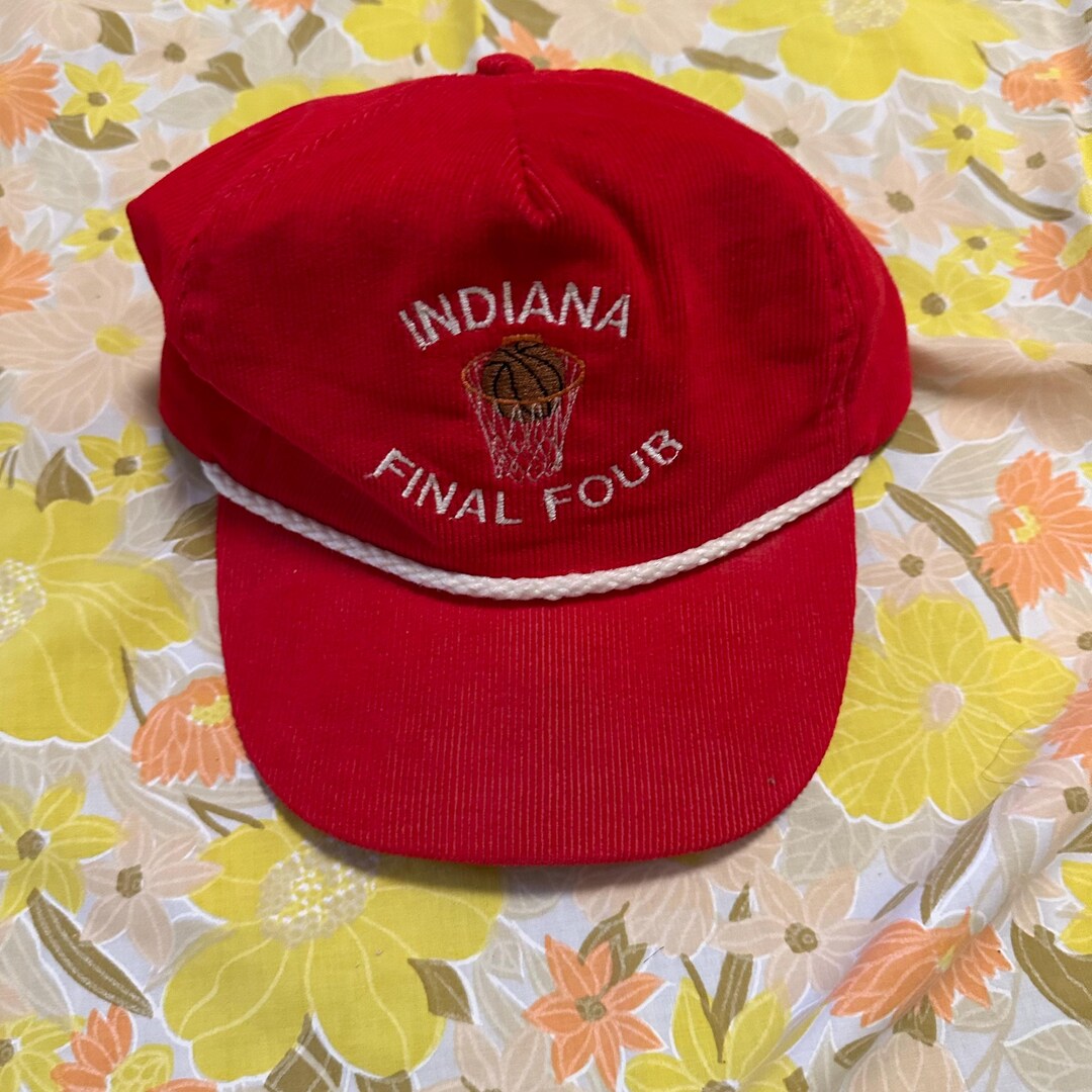 Indiana Final Four Red Corduroy Hat - Etsy