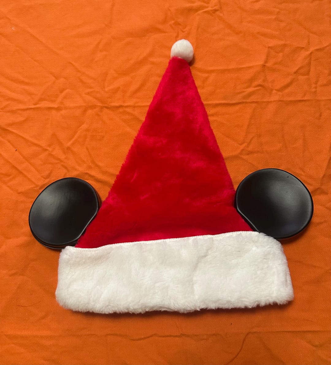 Mickey Mouse Ears Santa Hat - Etsy