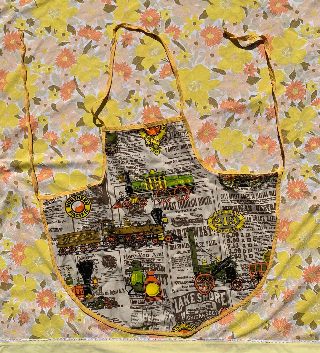 Northern Pacific Vintage Train Apron - Etsy