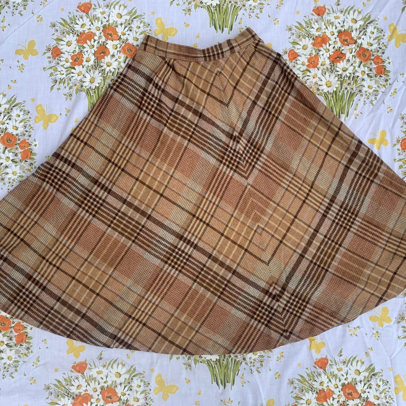 Plaid Circle Skirt - Etsy