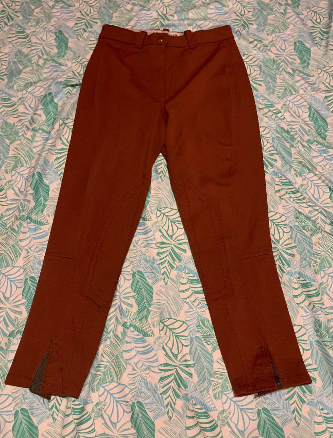 Nylon Equestrian Brown Riding Pants - Etsy