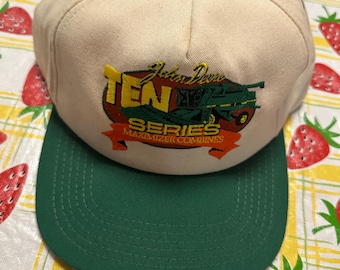 Deere Leather Billed Hat - Etsy