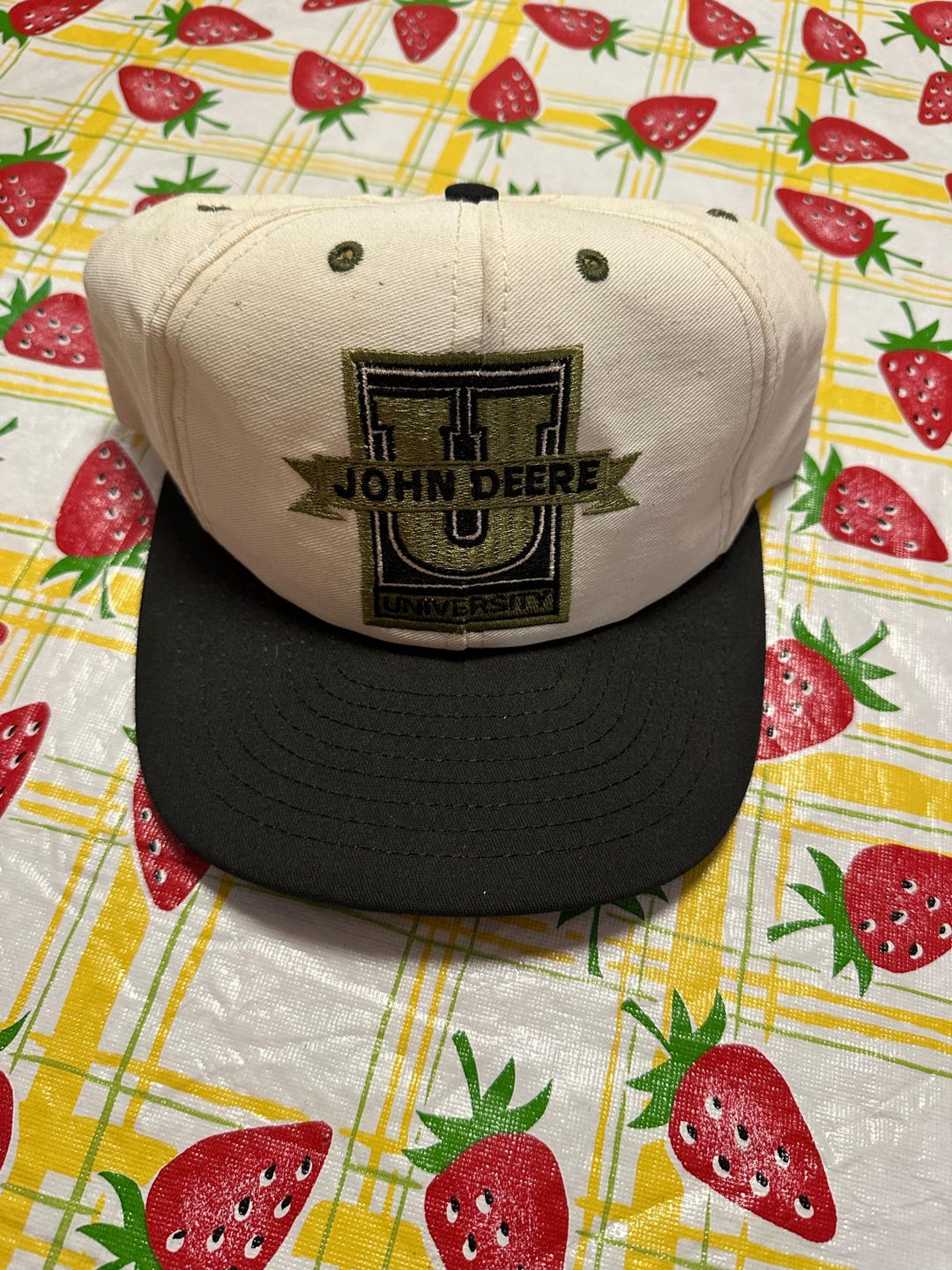 John Deere University Snapback Hat - Etsy