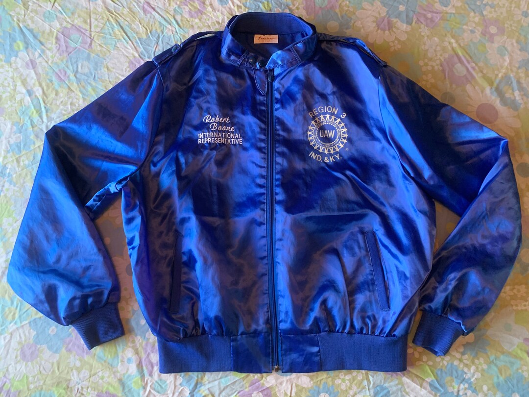 Blue Union Silky Jacket - Etsy