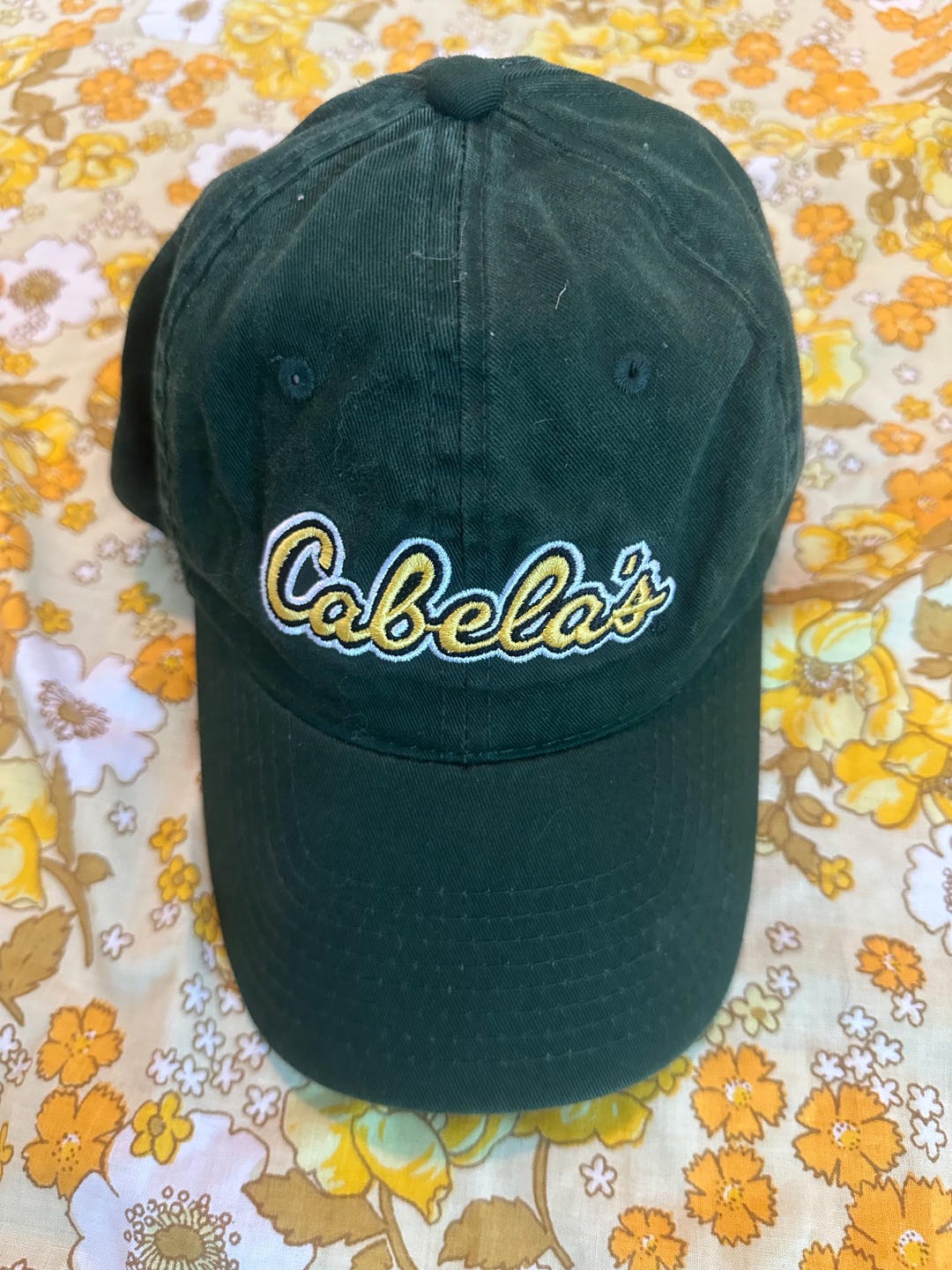 Cabelas Green Branded Hat - Etsy