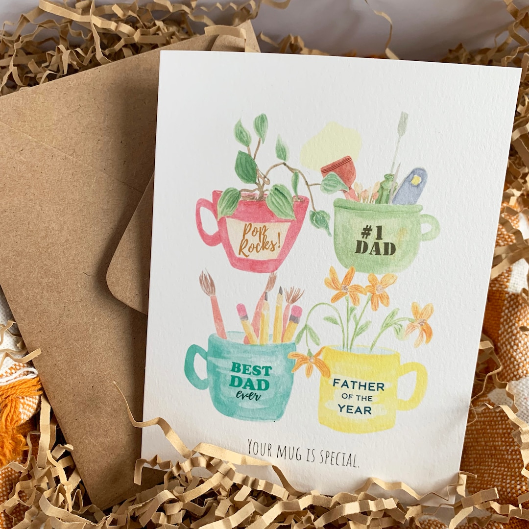 Not-another-mug Card for Dad, Birthday, Father's Day - Etsy