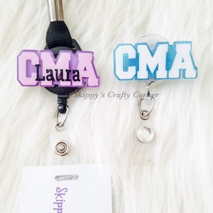 CMA Badge Reel| CMA Badge Holder| Badge Reel| Medical Badge Reel| ID ...