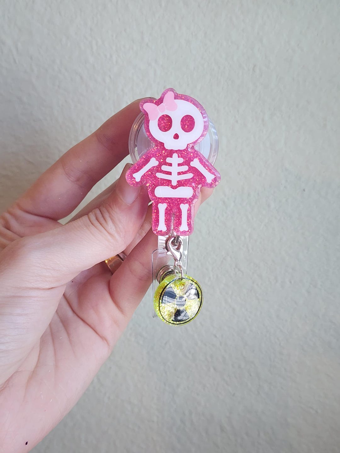 Skeleton Badge Reel| Xray Badge Reel| Radiologist Nurse Gift| Rad Tech ...