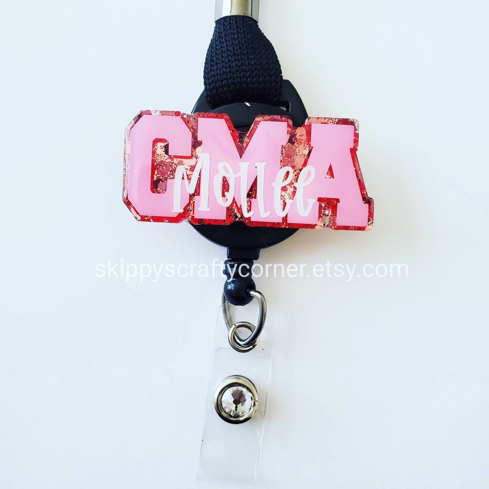 CMA Badge reel CMA Badge holder Badge Reel Medical Badge | Etsy