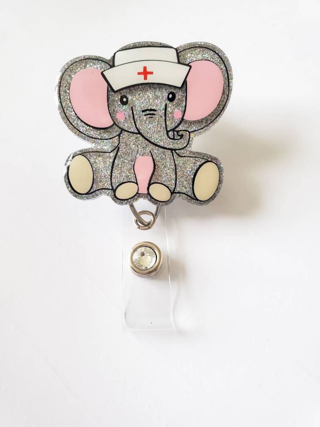 Elephant Badge Reel Elephant Badge Holder Retractable Badge Reel Badge ...