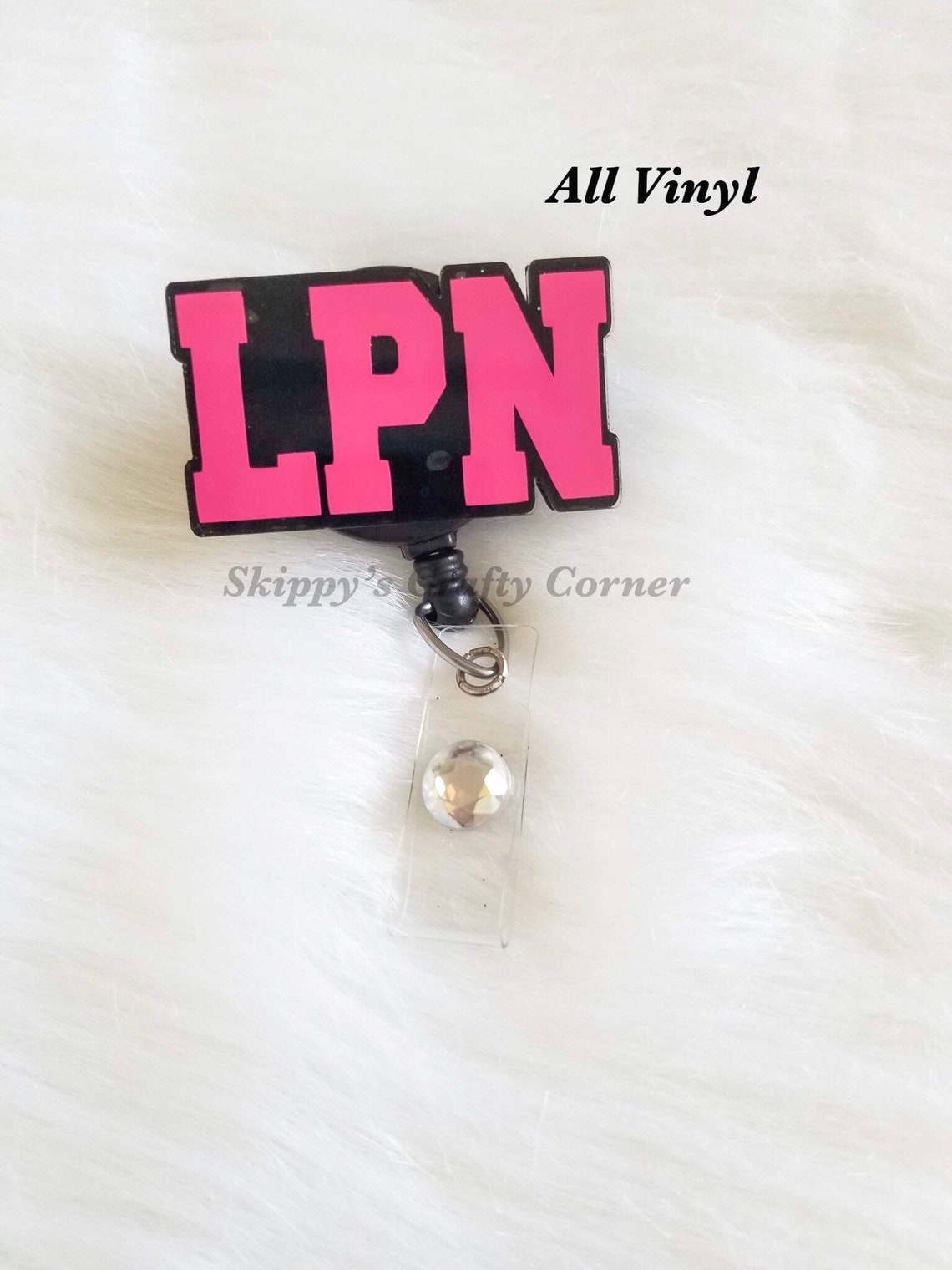 LPN badge reel Lpn badge holder ID Holder Medical Badge | Etsy