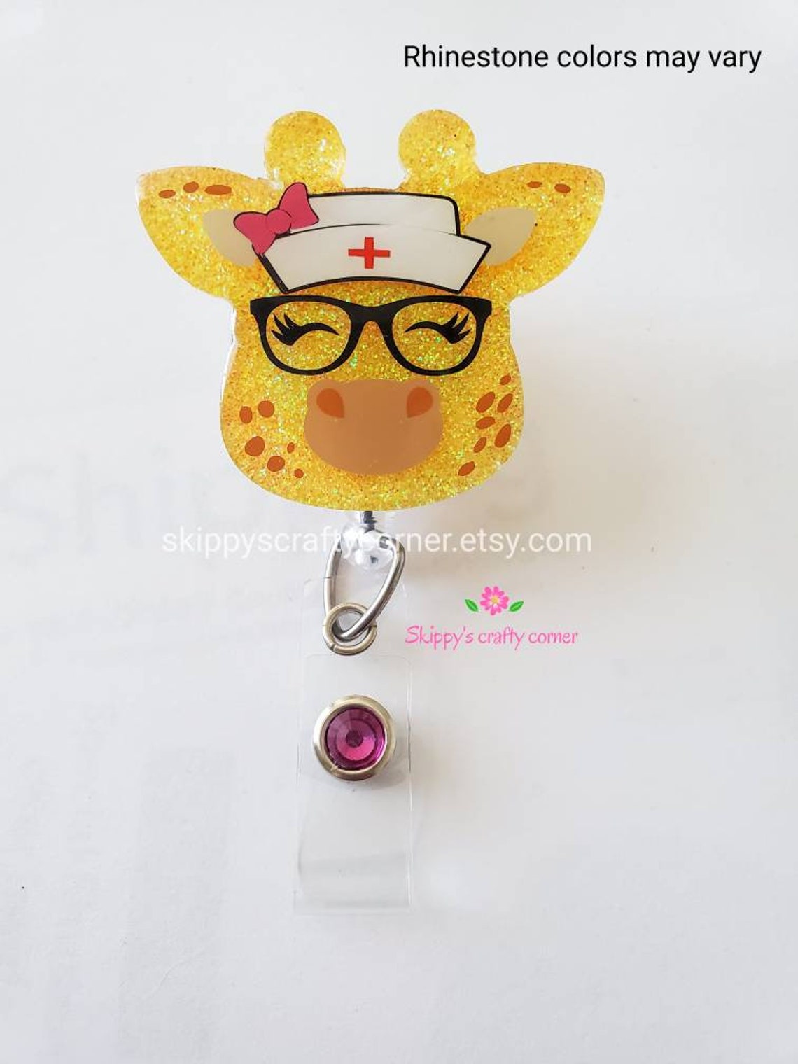Giraffe Badge Reel| Medical Badge| Badge Holder| Badge Clip ...