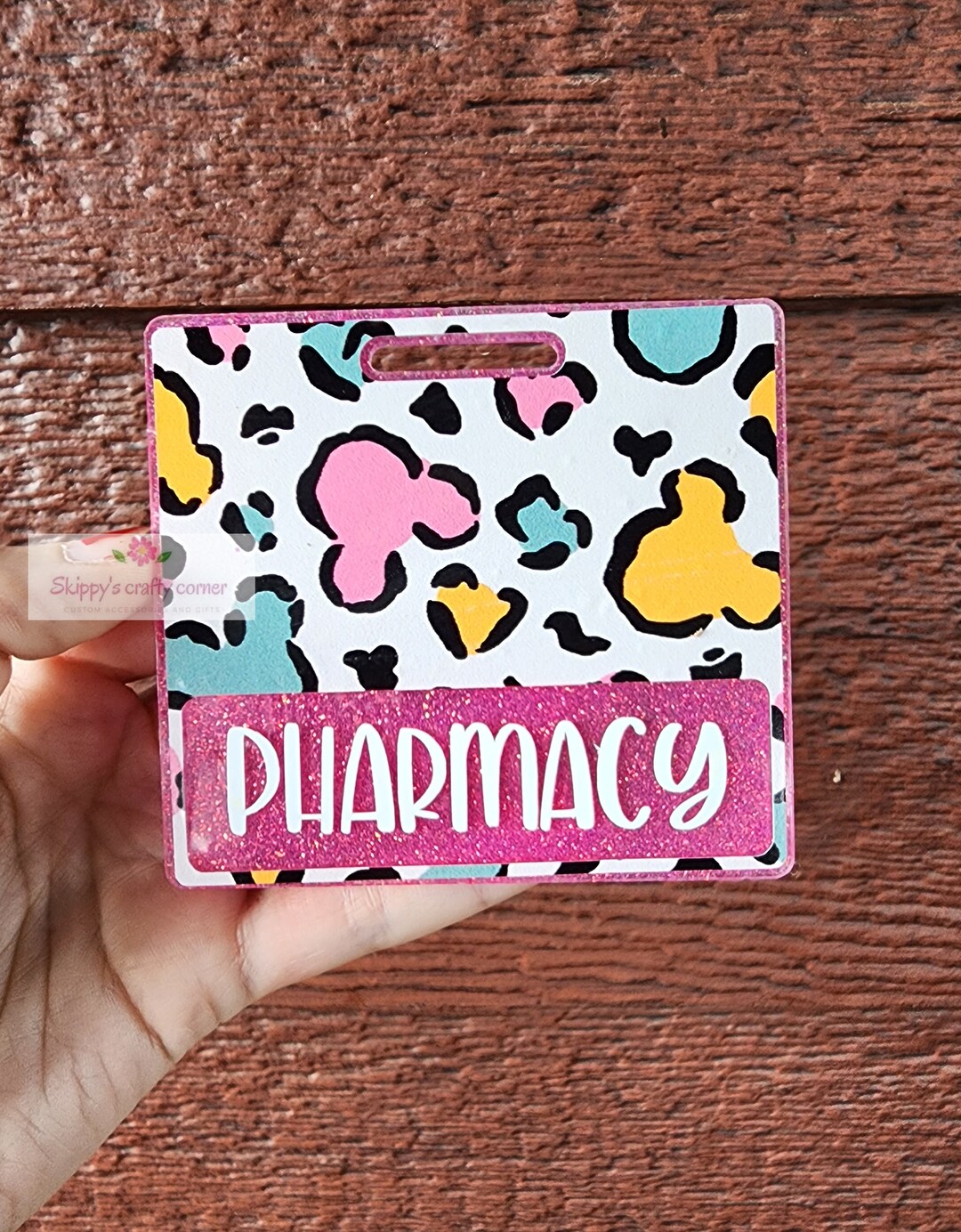 Cheetah Badge Buddy| Rainbow Badge Buddy| Badge Buddy Custom ...