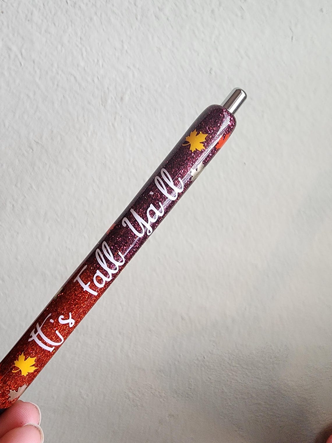It's Fall Yall Glitter Pen| Fall Pen| Personalized Pen| Glitter Pen ...