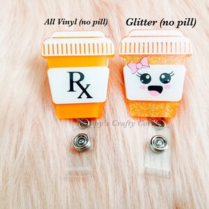 Pharmacy Badge Reel| Chill Pill Badge Reel| ID Holder| Nurse Badge ...