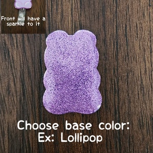 Purple Gummy Bear Badge Reel| Food Badge Reel| Medical Badge Reel ...