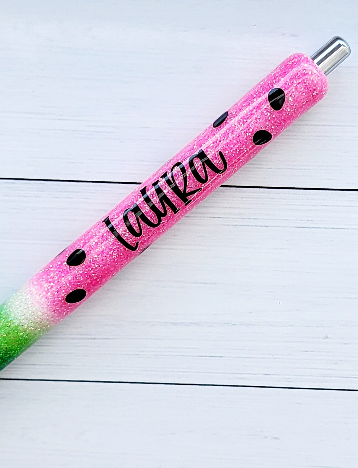 Watermelon Pen| Watermelon Glitter Pen| Personalized Pen| Glitter Pen ...